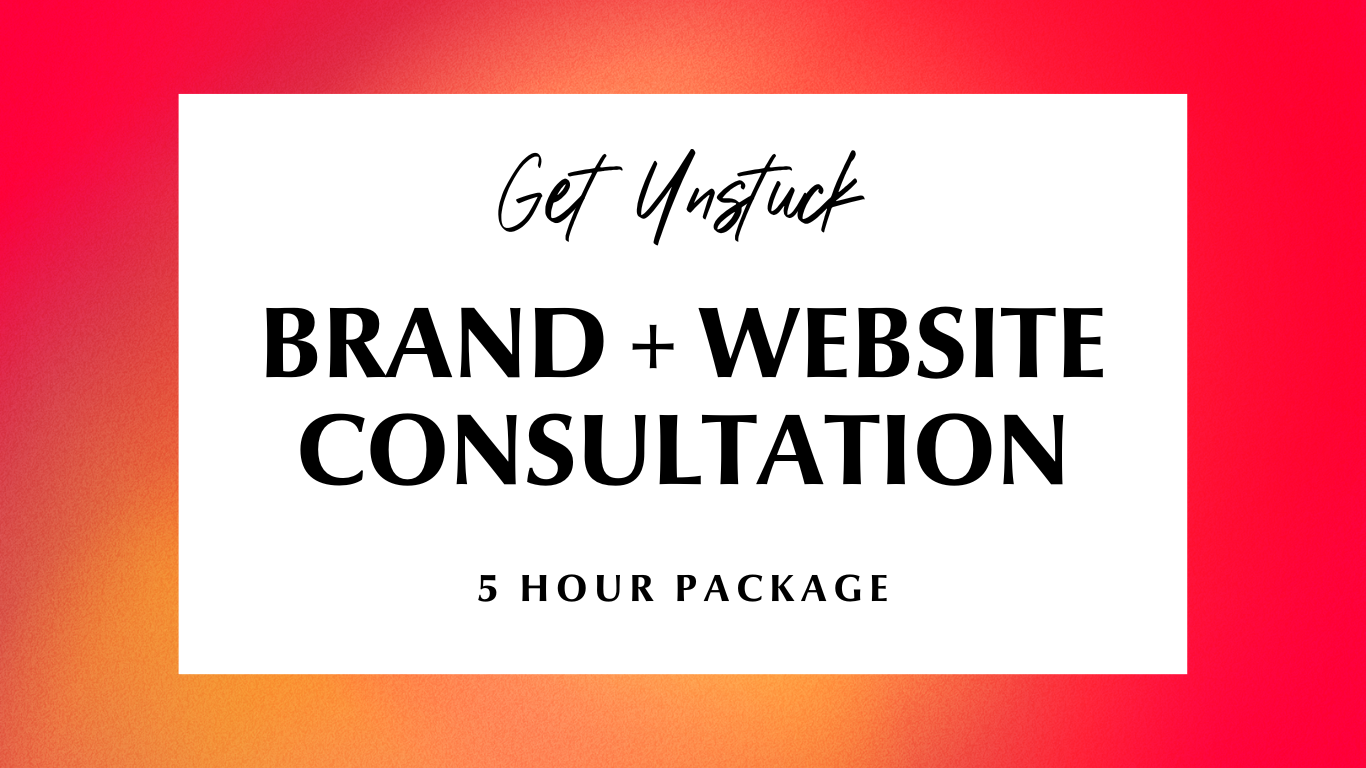 Brand + Website Consulting 5 Hour Package